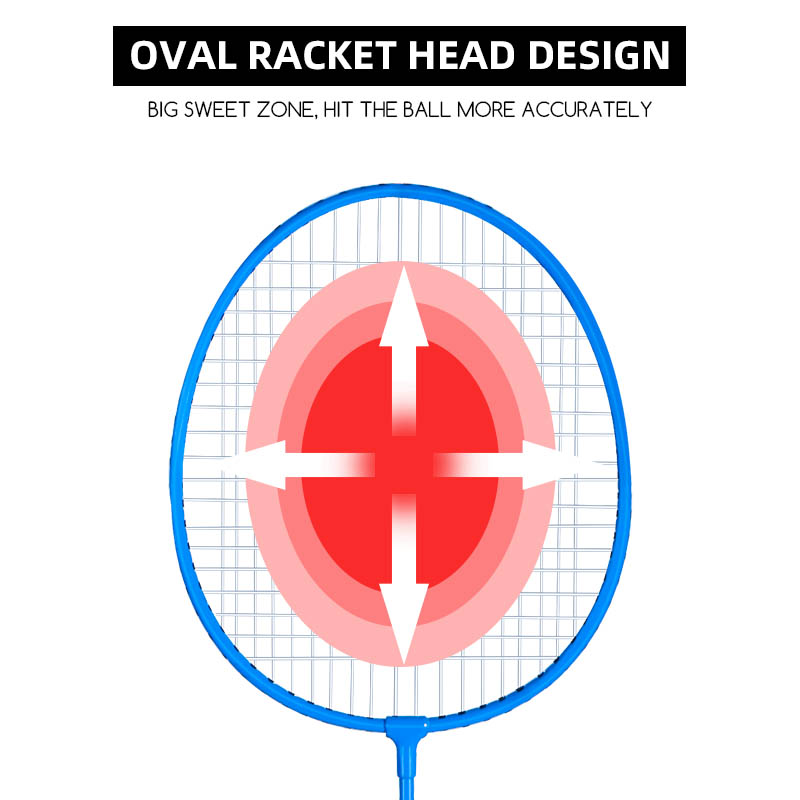 Full and beautiful badminton rackets