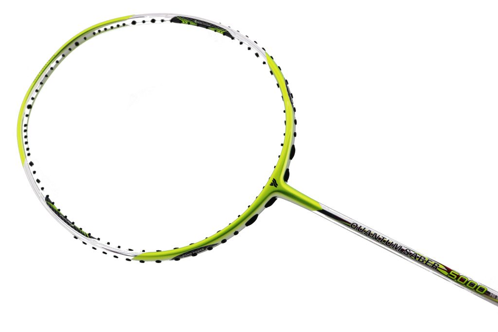 High tensile strength graphite badminton racket