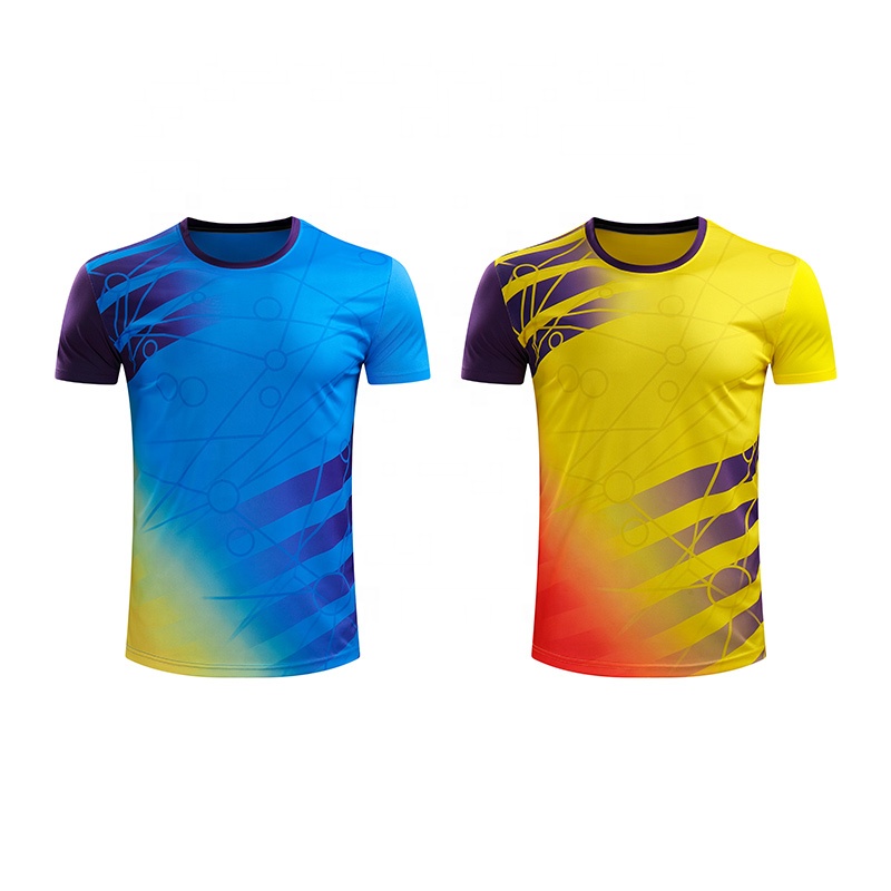 Latest design sublimated badminton jersey