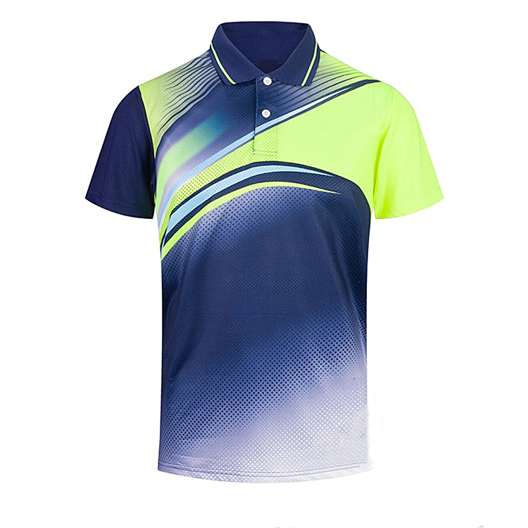 New design fabric badminton jersey